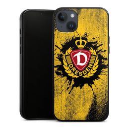 DeinDesign iPhone 14 Plus Handy Silikon H&uuml;lle Case schwarz Handyh&uuml;lle Official Licensed Product Soccer Sg Dynamo Dresden