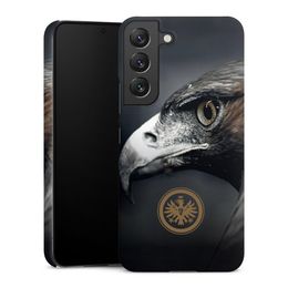 DeinDesign Galaxy S22 Handy Premium Case Smartphone Handyh&uuml;lle Schutzh&uuml;lle matt Eintracht Frankfurt Eagle Official Licensed Product Premium Case