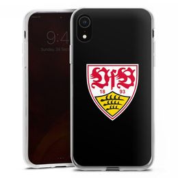 DeinDesign iPhone Xr Handy Silikon H&uuml;lle Case transparent Handyh&uuml;lle Vfb Stuttgart Coat Of Arms Official Licensed Product Silikon Case