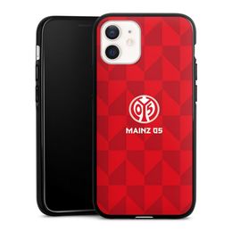 DeinDesign iPhone 12 mini Handy Silikon H&uuml;lle Case schwarz Handyh&uuml;lle Official Licensed Product Merchandise Mainz 05