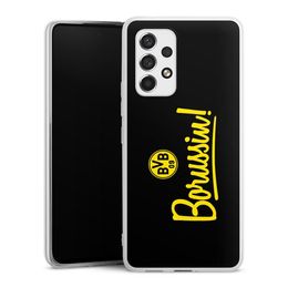 DeinDesign Galaxy A53 5G Handy Silikon H&uuml;lle Case transparent Handyh&uuml;lle Borussia Dortmund Soccer Bvb Silikon Case
