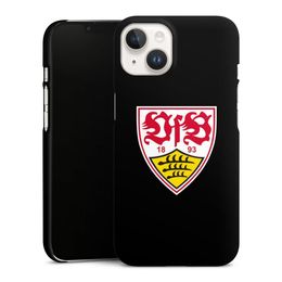 DeinDesign iPhone 14 Handy Premium Case Smartphone Handyh&uuml;lle Schutzh&uuml;lle matt Vfb Stuttgart Coat Of Arms Official Licensed Product Premium Case