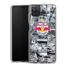 DeinDesign Galaxy A12 Handy Silikon H&uuml;lle Case transparent Handyh&uuml;lle Red Bull Fc Red Bull Salzburg Salzburg Silikon Case
