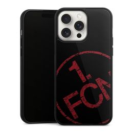 DeinDesign iPhone 15 Pro Max Handy Gallery Case Handyh&uuml;lle 9H Geh&auml;rtetes Glas R&uuml;ckseite H&uuml;lle Texture Merchandise 1. Fcn Gallery Case