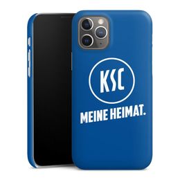 DeinDesign iPhone 12 Pro Handy Premium Case Smartphone Handyh&uuml;lle Schutzh&uuml;lle matt Karlsruher Sc Statement Ksc Premium Case
