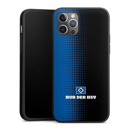 DeinDesign iPhone 12 Pro Handy Premium Silikon H&uuml;lle Handyh&uuml;lle schwarz Case Logo Official Licensed Product Hsv Silikon Premium Case