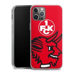 DeinDesign iPhone 12 Pro Max Handy Silikon H&uuml;lle Case transparent Handyh&uuml;lle 1. Fck Devil 1. Fc Kaiserslautern Silikon Case