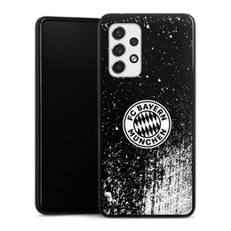 DeinDesign Galaxy A53 5G Handy Silikon H&uuml;lle Case schwarz Handyh&uuml;lle Fcb Fc Bayern M&uuml;nchen Official Licensed Product