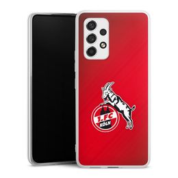 DeinDesign Galaxy A53 5G Handy Silikon H&uuml;lle Case transparent Handyh&uuml;lle 1. Fc K&ouml;ln Effzeh Official Licensed Product Silikon Case