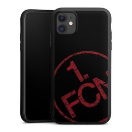 DeinDesign iPhone 11 Handy Premium Silikon H&uuml;lle Handyh&uuml;lle schwarz Case Merchandise Texture 1. Fcn Silikon Premium Case