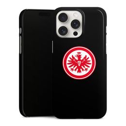 DeinDesign iPhone 15 Pro Max Handy Premium Case Smartphone Handyh&uuml;lle Schutzh&uuml;lle gl&auml;nzend Sge Eintracht Frankfurt Eagle Premium Case