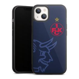 DeinDesign iPhone 13 Handy Gallery Case Handyh&uuml;lle 9H Geh&auml;rtetes Glas R&uuml;ckseite H&uuml;lle Logo 1. Fc Kaiserslautern 1. Fck Gallery Case