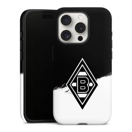 DeinDesign iPhone 15 Pro Handy Panzer Handyh&uuml;lle robuste Outdoor H&uuml;lle Schutzh&uuml;lle matt Bmg Borussia M&ouml;nchengladbach Gladbach Tough Case