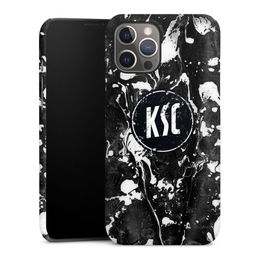 DeinDesign iPhone 12 Pro Max Handy Premium Case Smartphone Handyh&uuml;lle Schutzh&uuml;lle matt Karlsruher Sc Ksc Official Licensed Product Premium Case