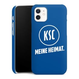 DeinDesign iPhone 12 mini Handy Premium Case Smartphone Handyh&uuml;lle Schutzh&uuml;lle matt Karlsruher Sc Statement Ksc Premium Case