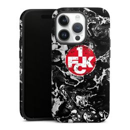 DeinDesign iPhone 14 Pro Handy Panzer Handyh&uuml;lle robuste Outdoor H&uuml;lle Schutzh&uuml;lle matt Coat Of Arms 1. Fc Kaiserslautern Muster Tough Case