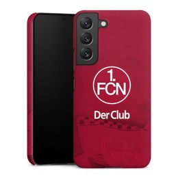 DeinDesign Galaxy S22 Handy Premium Case Smartphone Handyh&uuml;lle Schutzh&uuml;lle matt Official Licensed Product 1. Fc N&uuml;rnberg Bundesliga Premium Case