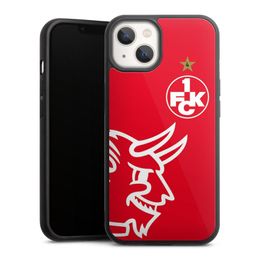 DeinDesign iPhone 13 Handy Gallery Case Handyh&uuml;lle 9H Geh&auml;rtetes Glas R&uuml;ckseite H&uuml;lle Star Devil 1. Fc Kaiserslautern Gallery Case