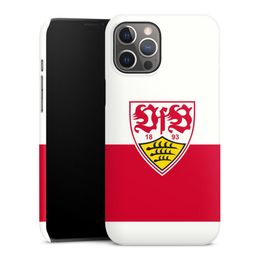 DeinDesign iPhone 12 Pro Max Handy Premium Case Smartphone Handyh&uuml;lle Schutzh&uuml;lle matt Vfb Stuttgart Official Licensed Product Logo Premium Case