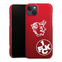DeinDesign iPhone 14 Plus Handy Premium Case Smartphone Handyh&uuml;lle Schutzh&uuml;lle gl&auml;nzend Devil Official Licensed Product 1. Fc Kaiserslautern Premium Case