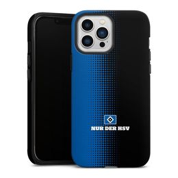 DeinDesign iPhone 13 Pro Max Handy Panzer Handyh&uuml;lle robuste Outdoor H&uuml;lle Schutzh&uuml;lle matt Logo Official Licensed Product Hsv Tough Case