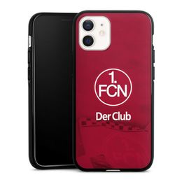 DeinDesign iPhone 12 mini Handy Silikon H&uuml;lle Case schwarz Handyh&uuml;lle Bundesliga 1. Fc N&uuml;rnberg Official Licensed Product