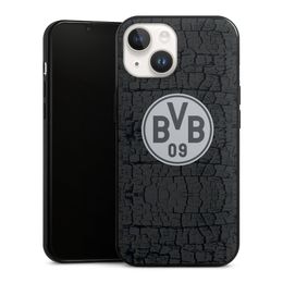 DeinDesign iPhone 14 Handy Slim Case extra d&uuml;nn Silikon Handyh&uuml;lle schwarz H&uuml;lle Jersey Borussia Dortmund Bvb Silikon Slim Case