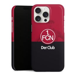 DeinDesign iPhone 15 Pro Max Handy Premium Case Smartphone Handyh&uuml;lle Schutzh&uuml;lle gl&auml;nzend Official Licensed Product Der Club 1. Fc N&uuml;rnberg Premium Case