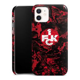 DeinDesign iPhone 12 Handy Premium Case Smartphone Handyh&uuml;lle Schutzh&uuml;lle gl&auml;nzend 1. Fc Kaiserslautern 1. Fck Logo Premium Case