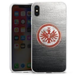 DeinDesign iPhone Xs Max Handy Silikon H&uuml;lle Case transparent Handyh&uuml;lle Eintracht Frankfurt Sge Logo Silikon Case