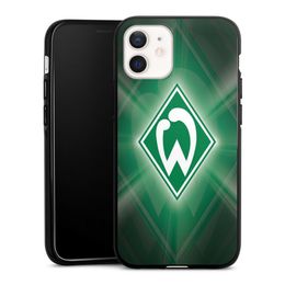 DeinDesign iPhone 12 Handy Silikon H&uuml;lle Case schwarz Handyh&uuml;lle Sv Werder Bremen Official Licensed Product Coat Of Arms