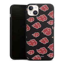 DeinDesign iPhone 14 Handy Premium Silikon H&uuml;lle Handyh&uuml;lle schwarz Case Akatsuki Official Licensed Product Naruto Shippuden Silikon Premium Case