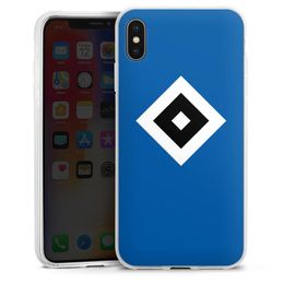 DeinDesign iPhone Xs Max Handy Silikon H&uuml;lle Case transparent Handyh&uuml;lle Logo Hsv Hamburger Sv Silikon Case