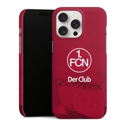 DeinDesign iPhone 15 Pro Max Handy Premium Case Smartphone Handyh&uuml;lle Schutzh&uuml;lle matt Official Licensed Product 1. Fc N&uuml;rnberg Bundesliga Premium Case