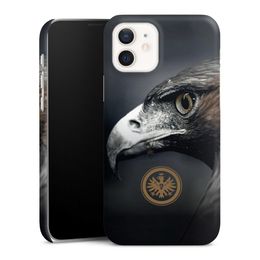 DeinDesign iPhone 12 Handy Premium Case Smartphone Handyh&uuml;lle Schutzh&uuml;lle matt Eintracht Frankfurt Eagle Official Licensed Product Premium Case