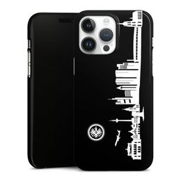 DeinDesign iPhone 14 Pro Max Handy Premium Case Smartphone Handyh&uuml;lle Schutzh&uuml;lle gl&auml;nzend Eintracht Frankfurt Sge Skyline Premium Case