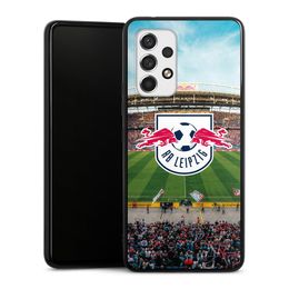 DeinDesign Galaxy A53 5G Handy Silikon H&uuml;lle Case schwarz Handyh&uuml;lle Rb Leipzig Stadium Official Licensed Product