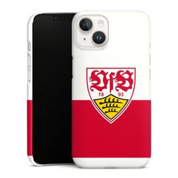 DeinDesign iPhone 14 Handy Premium Case Smartphone Handyh&uuml;lle Schutzh&uuml;lle matt Vfb Stuttgart Logo Official Licensed Product Premium Case