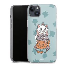 DeinDesign iPhone 14 Plus Handy Silikon H&uuml;lle Case transparent Handyh&uuml;lle Disney Aristocats Cat Silikon Case