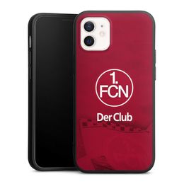 DeinDesign iPhone 12 mini Handy Premium Silikon H&uuml;lle Handyh&uuml;lle schwarz Case Bundesliga 1. Fc N&uuml;rnberg Official Licensed Product Silikon Premium Case