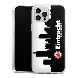 DeinDesign iPhone 13 Pro Max Handy Silikon H&uuml;lle Case transparent Handyh&uuml;lle Eintracht Frankfurt Sge Official Licensed Product Silikon Case