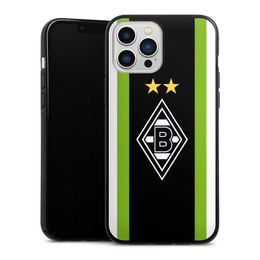 DeinDesign iPhone 13 Pro Max Handy Silikon H&uuml;lle Case schwarz Handyh&uuml;lle Logo Gladbach Borussia M&ouml;nchengladbach