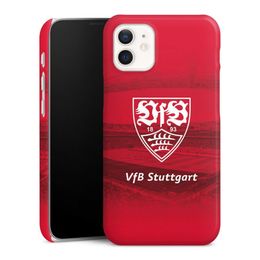 DeinDesign iPhone 12 mini Handy Premium Case Smartphone Handyh&uuml;lle Schutzh&uuml;lle gl&auml;nzend Stadium Vfb Stuttgart Official Licensed Product Premium Case