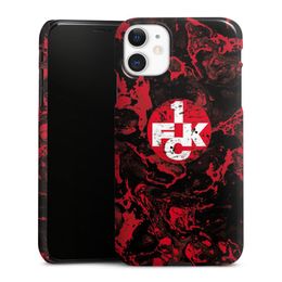 DeinDesign iPhone 11 Handy Premium Case Smartphone Handyh&uuml;lle Schutzh&uuml;lle gl&auml;nzend 1. Fc Kaiserslautern 1. Fck Logo Premium Case