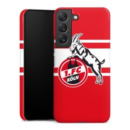 DeinDesign Galaxy S22 Handy Premium Case Smartphone Handyh&uuml;lle Schutzh&uuml;lle gl&auml;nzend Official Licensed Product Coat Of Arms 1. Fc K&ouml;ln Premium Case