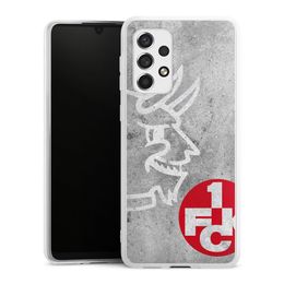 DeinDesign Galaxy A33 5G Handy Silikon H&uuml;lle Case transparent Handyh&uuml;lle 1. Fc Kaiserslautern Devil 1. Fck Silikon Case