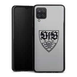 DeinDesign Galaxy A12 Handy Silikon H&uuml;lle Case schwarz Handyh&uuml;lle Vfb Stuttgart Official Licensed Product Logo