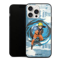 DeinDesign iPhone 15 Pro Max Handy Premium Silikon H&uuml;lle Handyh&uuml;lle schwarz Case Official Licensed Product Manga Naruto Shippuden Silikon Premium Case