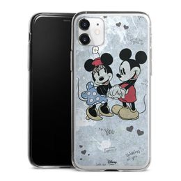 DeinDesign iPhone 11 Handy Slim Case Silikon Handyh&uuml;lle transparent H&uuml;lle extra d&uuml;nn Vintage Disney Silikon Slim Case