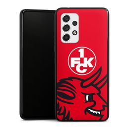DeinDesign Galaxy A53 5G Handy Silikon H&uuml;lle Case schwarz Handyh&uuml;lle 1. Fck Devil 1. Fc Kaiserslautern